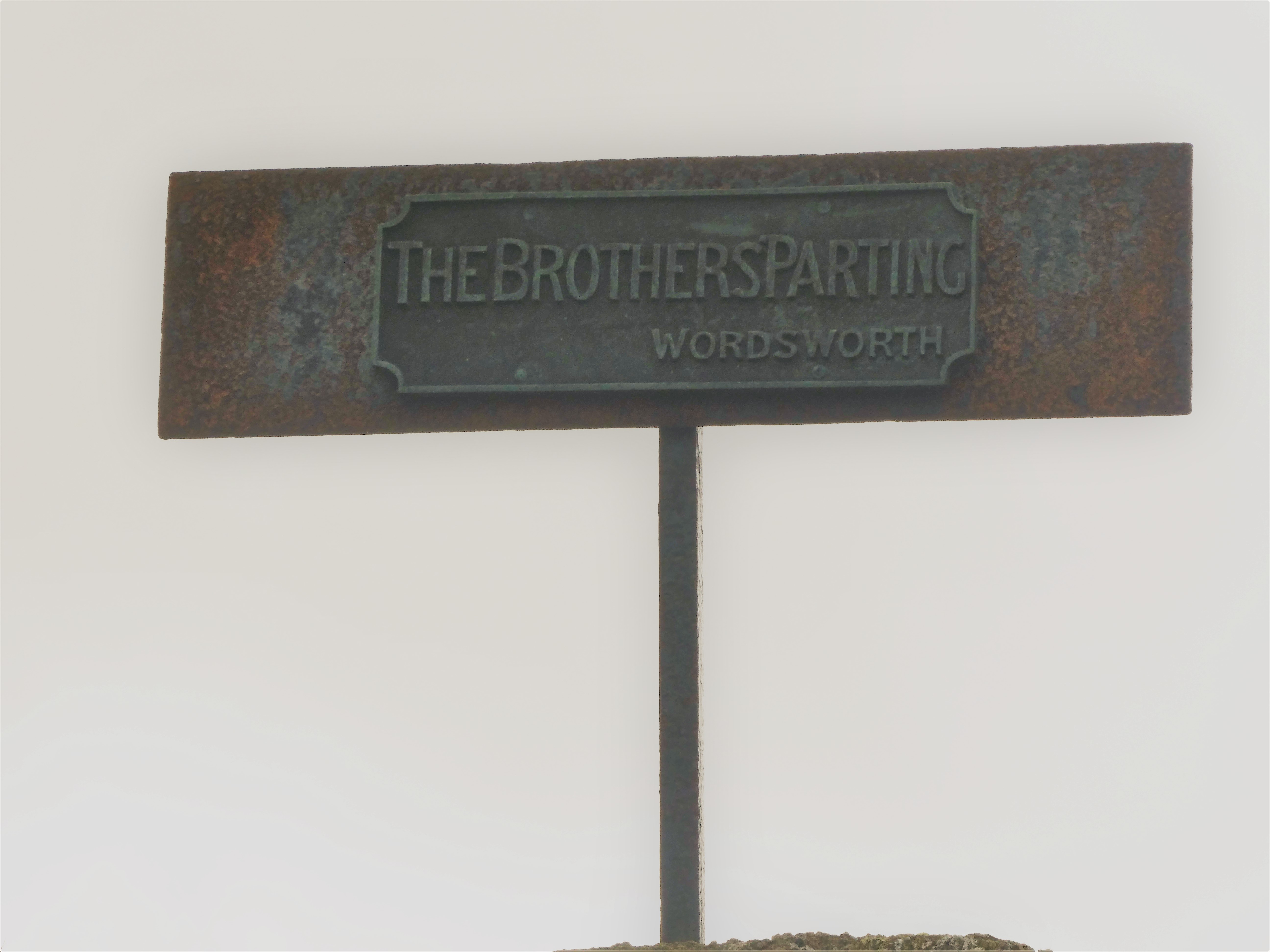 Wordsworth Brothers Parting Stone | Lakeland Walking Tales
