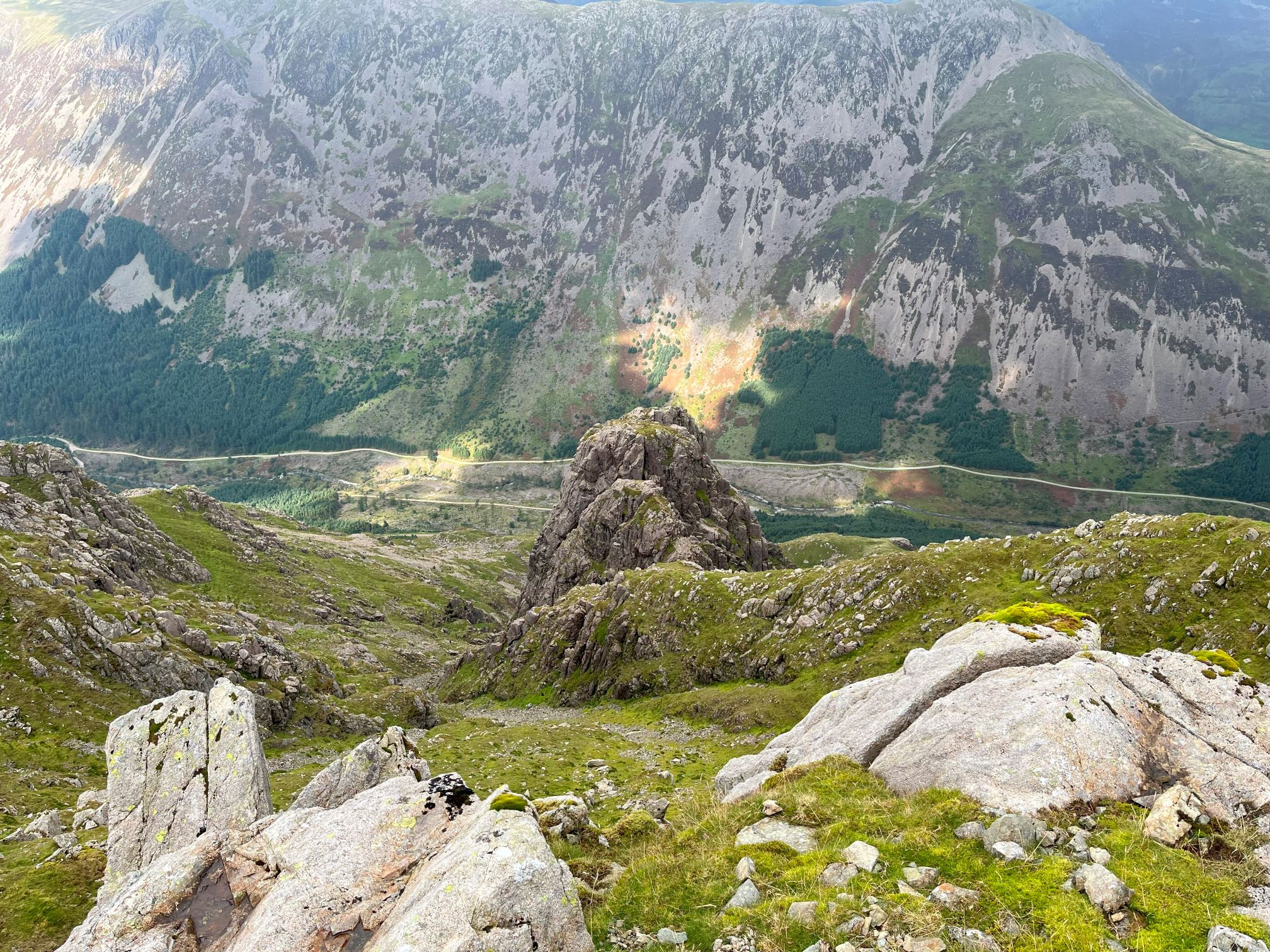 Pillar Rock from the path to Pillar summit | Lakeland Walking Tales