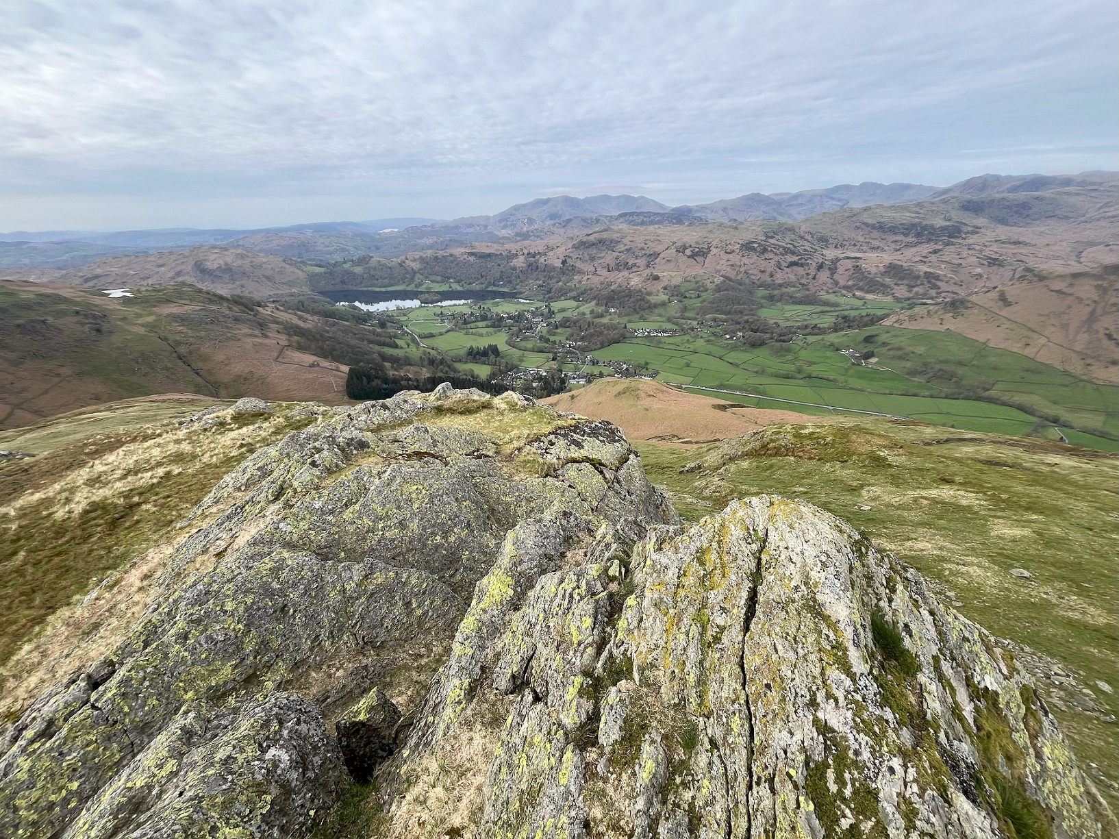 24 looking over Grasmere to the Coniston Fells from Arthur’s Chair ...